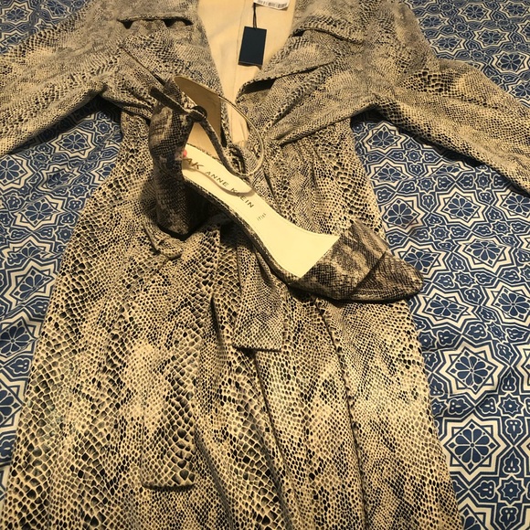 Alice Blue | Jackets & Coats | Nwt Alice Blue Trench Coat Anne Klein ...